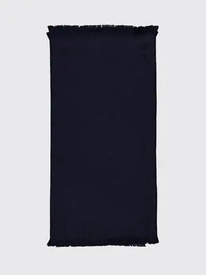 SALVATORE FERRAGAMO Wool And Silk Blend Scarf With Fringed Edges
