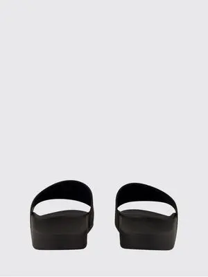 Balenciaga Contrast Logo Rubber Slide Sandals For The Beach
