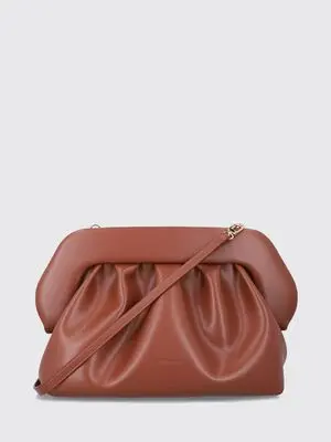 THEMOIRE Bios Draped Vegan Clutch Themoiré With Strap - Leather