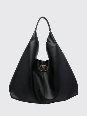 Kurt Geiger Chelsea Large Grained Calf Leather Hobo Bag - Black