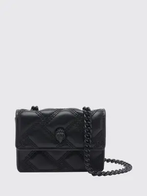 Kurt Geiger Kensington Quilted Calf Leather Mini Crossbody Bag - Black