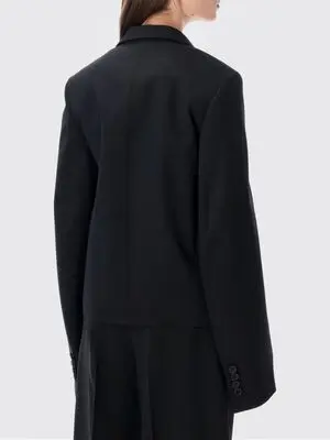 JW Anderson Cropped Single-breasted One-button Wool Blazer