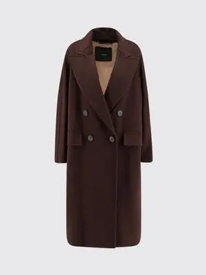 Max Mara Angus Long Double-breasted Coat In Cashmere And Alpaca