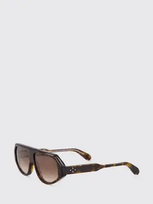 EMMANUELLE KHANH Ozone Rectangular Tortoiseshell Acetate Sunglasses Brown