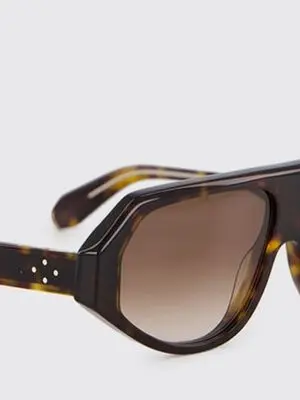 EMMANUELLE KHANH Ozone Rectangular Tortoiseshell Acetate Sunglasses - Brown