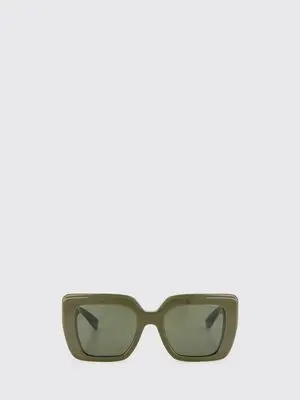 EMMANUELLE KHANH Foxy Square-frame Bio-nylon Sunglasses - Olive