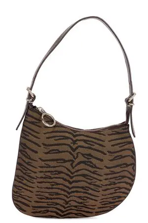 Fendi Oyster Shoulder Bag - Brown