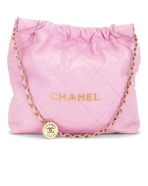 FWRD RENEW Chanel Calfskin Small 22 Hobo Bag