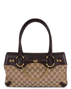 FWRD RENEW Gucci Horsebit Tote Bag