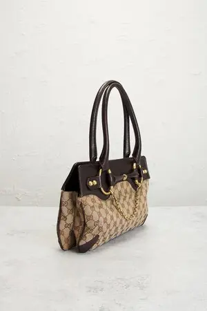 Gucci Horsebit Tote Bag - Brown