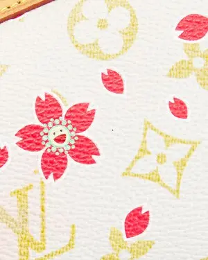 FWRD RENEW Louis Vuitton X Takashi Murakami Monogram Cherry Blossom Pochette Accessoires Shoulder Bag