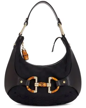 FWRD RENEW Gucci Bamboo Horsebit Hobo Bag