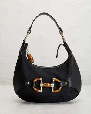 FWRD RENEW Gucci Bamboo Horsebit Hobo Bag