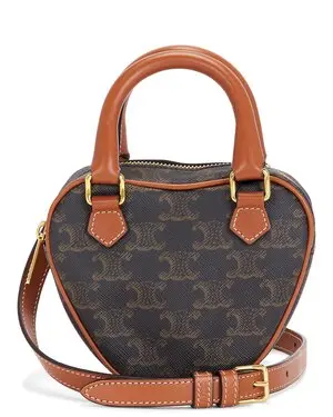 FWRD RENEW Celine Triomphe Heart Handbag