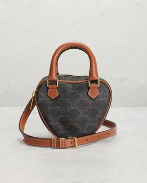 FWRD RENEW Celine Triomphe Heart Handbag