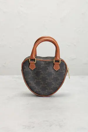 FWRD RENEW Celine Triomphe Heart Handbag