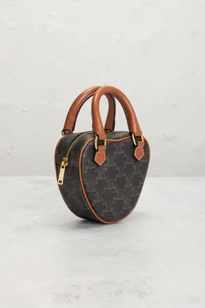 FWRD RENEW Celine Triomphe Heart Handbag