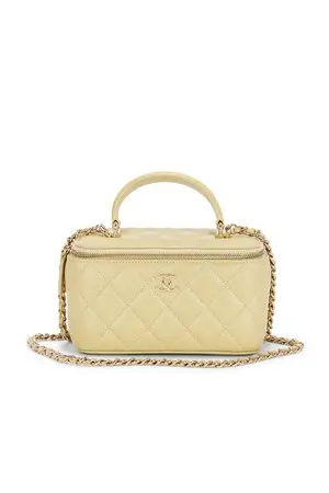 CHANEL Chanel Lambskin Small Classic Vanity Case In Black