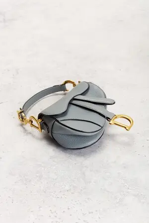 Dior Micro Saddle Bag - Blue