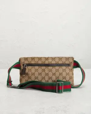 FWRD RENEW Gucci Double Pocket Belt Bag