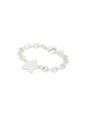 Sandy Liang Star Charm Bracelet In Metallic