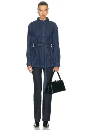 TWP Denim Tamzin Shirt - Dark Stone