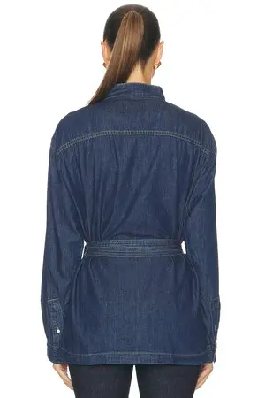 TWP Denim Tamzin Shirt In Blue