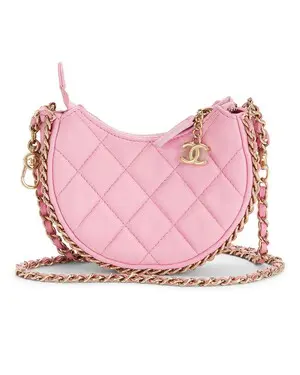 FWRD RENEW Chanel Lambskin Mini Hobo Bag