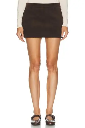SEROYA Valkiria Skirt In Brown