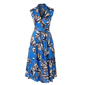 SACHA DRAKE Beauford Dress In Tan White