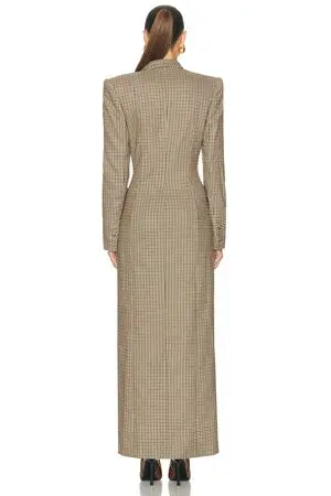 SANS FAFF Check Amberly Evening Blazer Dress