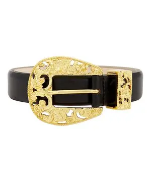 DEHANCHE Versailles Belt - Black & Gold