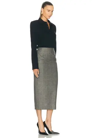 WILLY CHAVARRIA Polo Dress In Black - Uniform Brown & Black