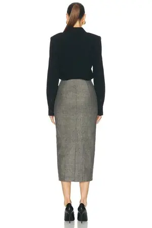 WILLY CHAVARRIA Polo Dress In Black - Uniform Brown & Black