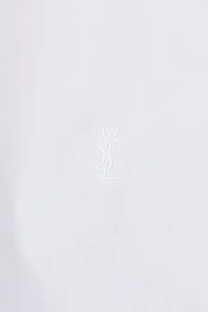 Saint Laurent Button Up Top - Blanc Optique