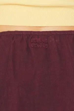 Miu Miu Lino Skirt
