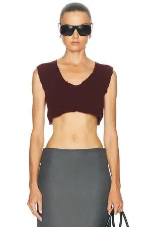 MAISON MARGIELA Lived-in Knitwear Top