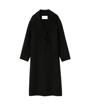 Iris Von Arnim Doubleface Coat Devara - Black