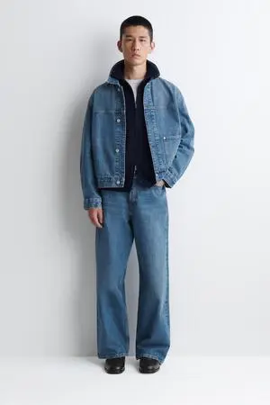 Cos Milano Knit Mock-neck Zip-up Jacket