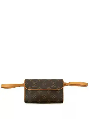 LOUIS VUITTON 2004 Monogram Pochette Florentine Belt Bag - Brown