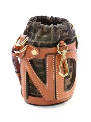Fendi 2010s Zucca Bucket Bag