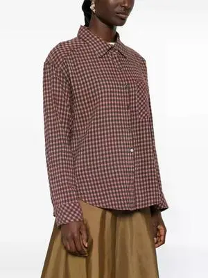 Xirena Jordy Checked Buttoned-down Shirt