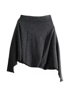 CORTANA Nasa Cross-hatch Boat-neck Blouse - Black