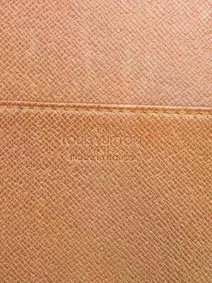 LOUIS VUITTON 1986 Monogram Zippy Agenda Cover