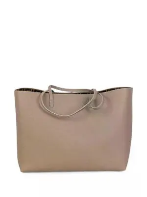 Fendi Mediumk Roll Grained Leather Tote Bag