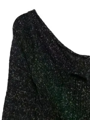 RUNDHOLZ Melange-effect Asymmetric Sweater