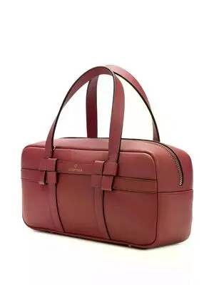 LA PORTEGNA Bibi Leather Tote Bag - Red