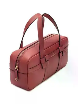 LA PORTEGNA Bibi Leather Tote Bag