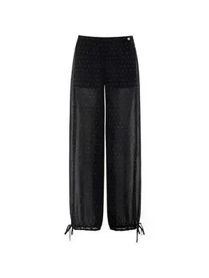 Liu Jo Tulle Trousers With Jewel Embroidery