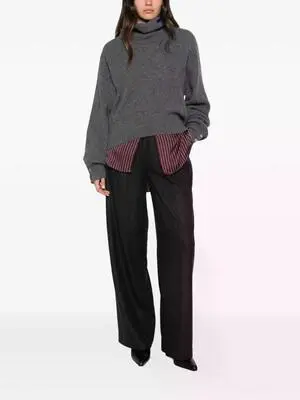 Liu Jo Roll-neck Button-cuff Sweater